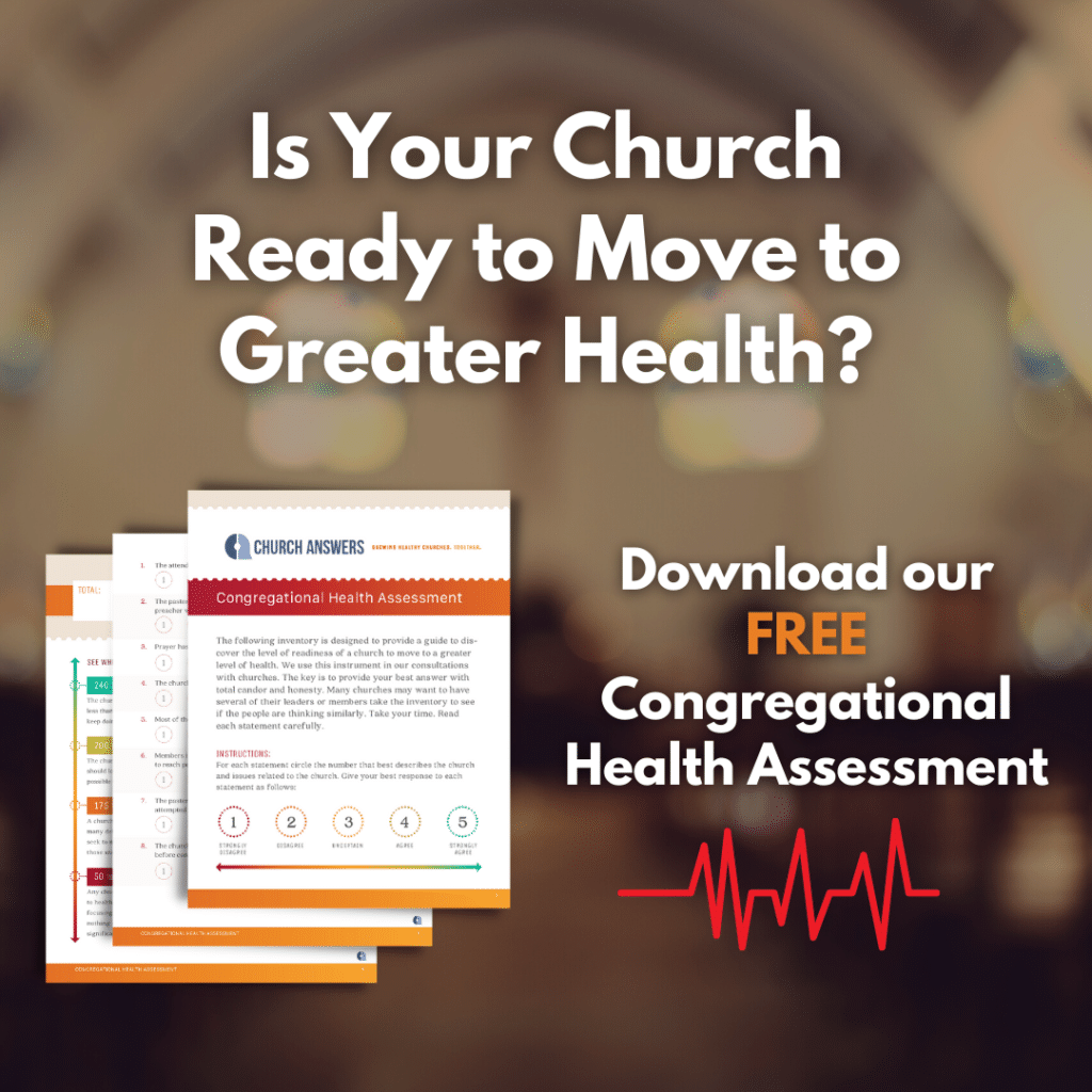 Free Tool: Congregational Health Assessment | Church Answers